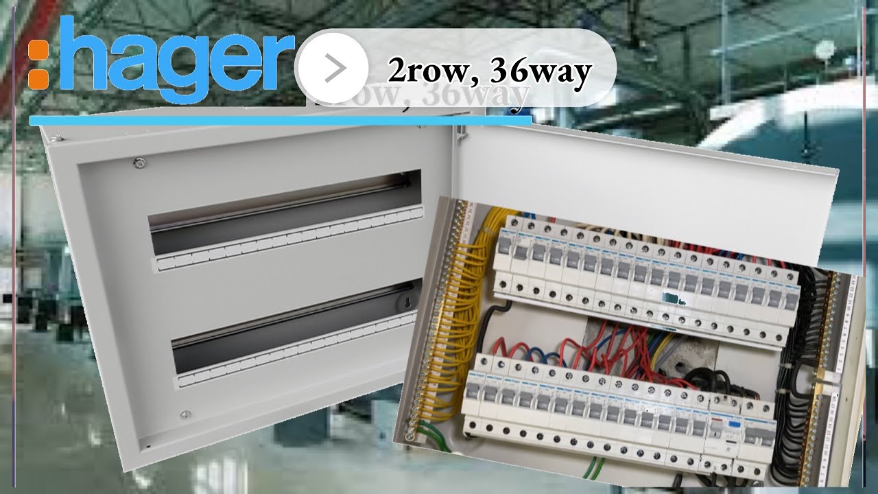 HAGER Distribution board installation #electrical #hager # ...