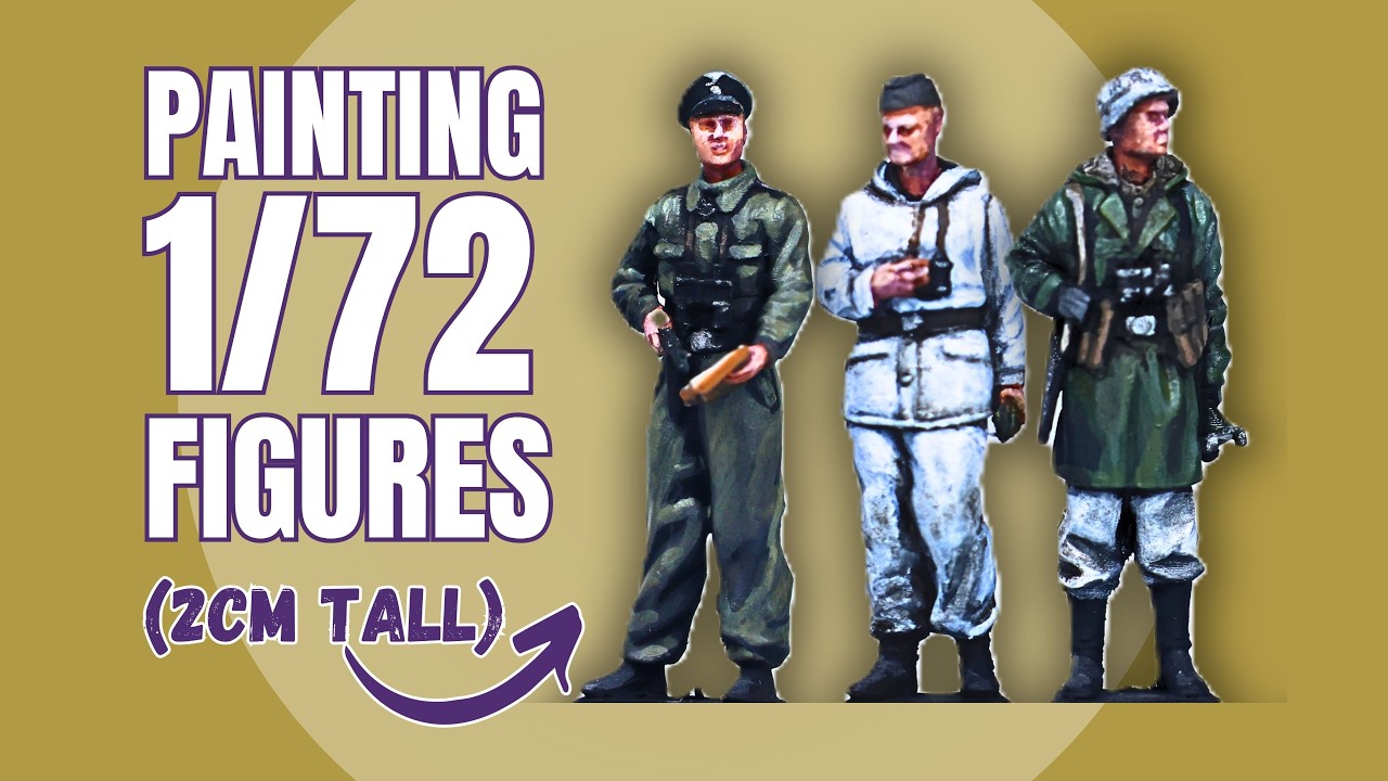 Painting some frozen tank crew! White Stork 1/72 Kharkov 1943 Part 1 ...