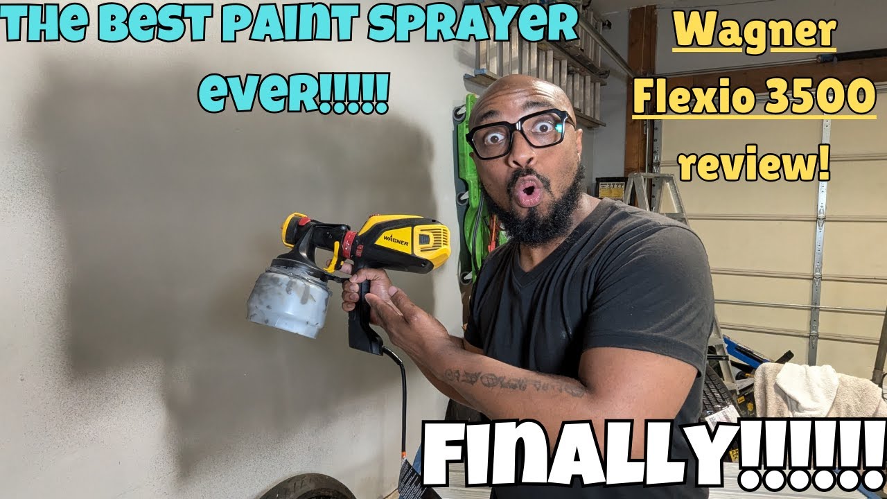 Wagner Flexio 3500 paint sprayer review! - YouTube