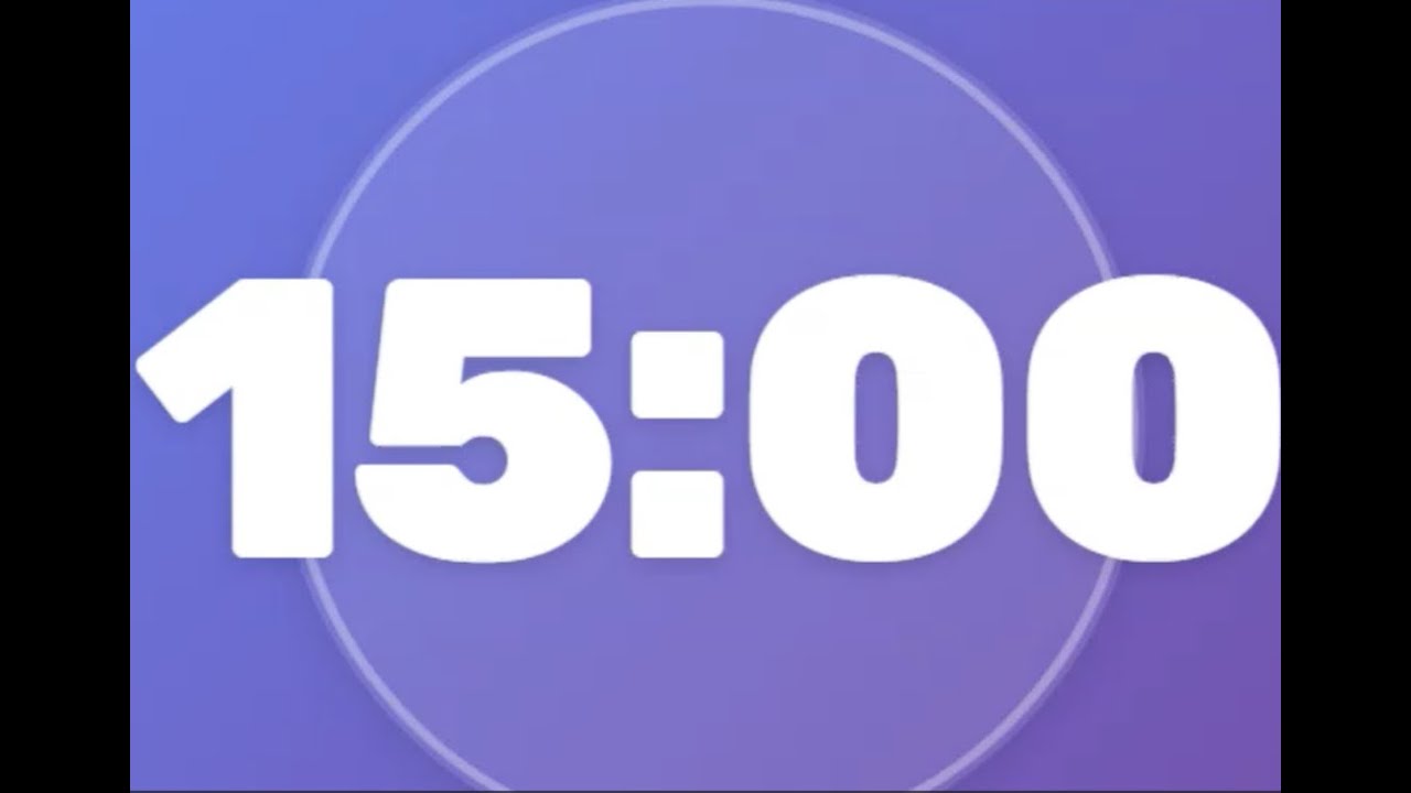 15 Minute Timer - YouTube