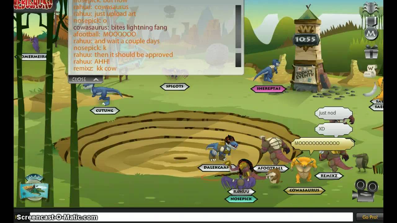 cowasaurus on webosaurs - YouTube