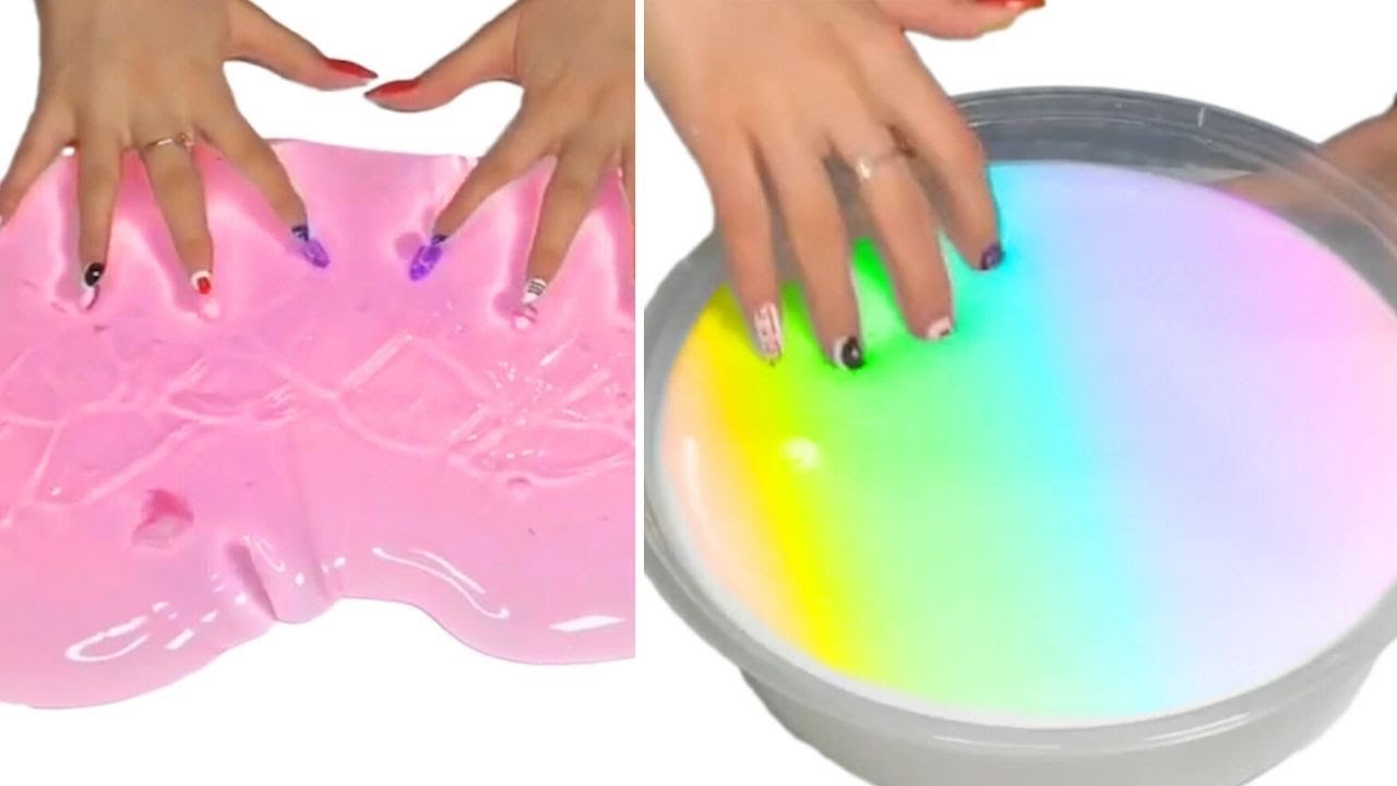 Relaxing ASMR Slime ( No Talking ) || Totally Satisfying || #8 - YouTube