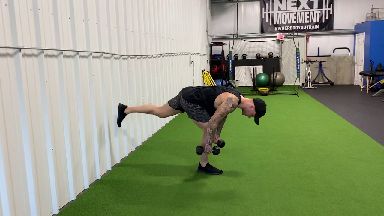 Single-Leg DB RDL | SamForget.com - YouTube