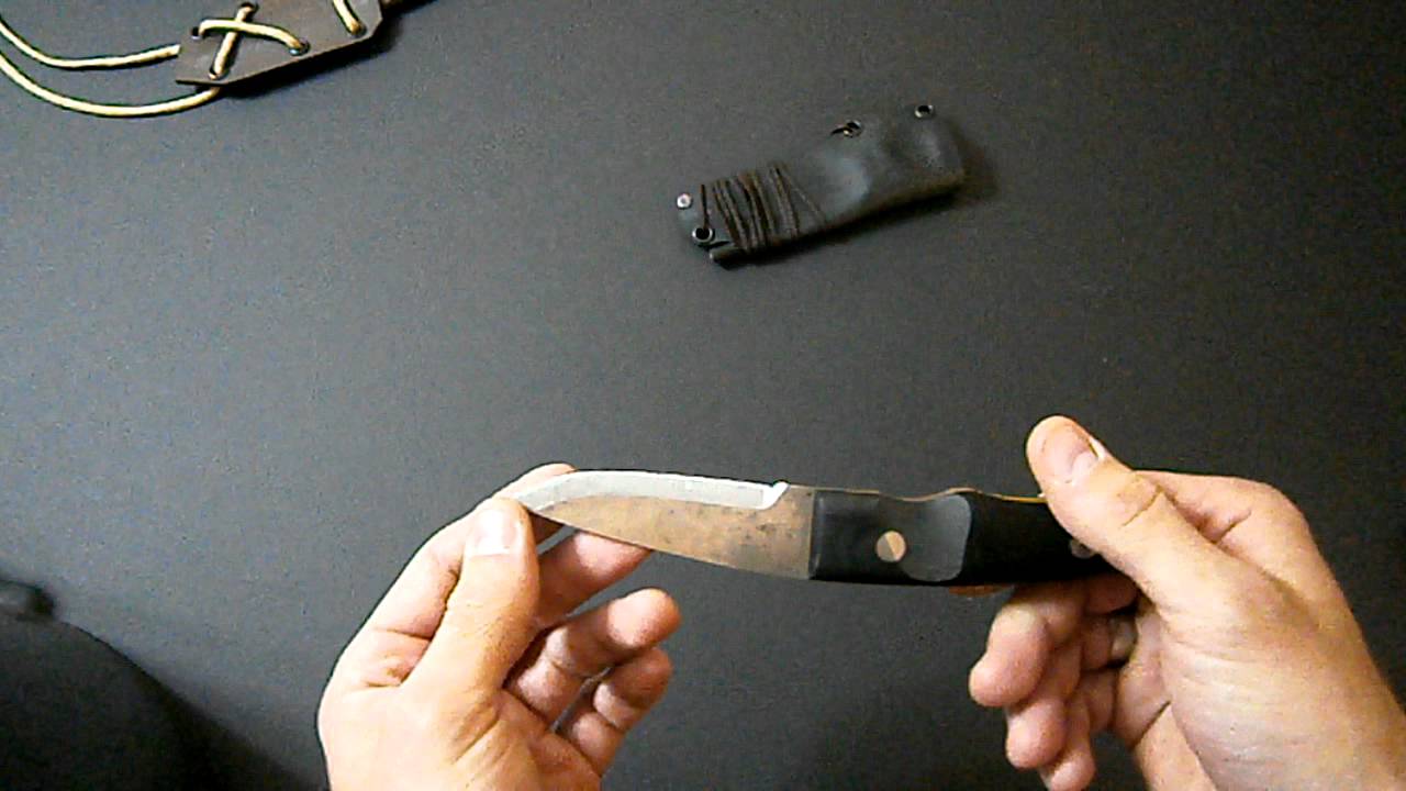 Garreth Townsend bushcraft knife "The Journeyman" Gtownsendknives - YouTube