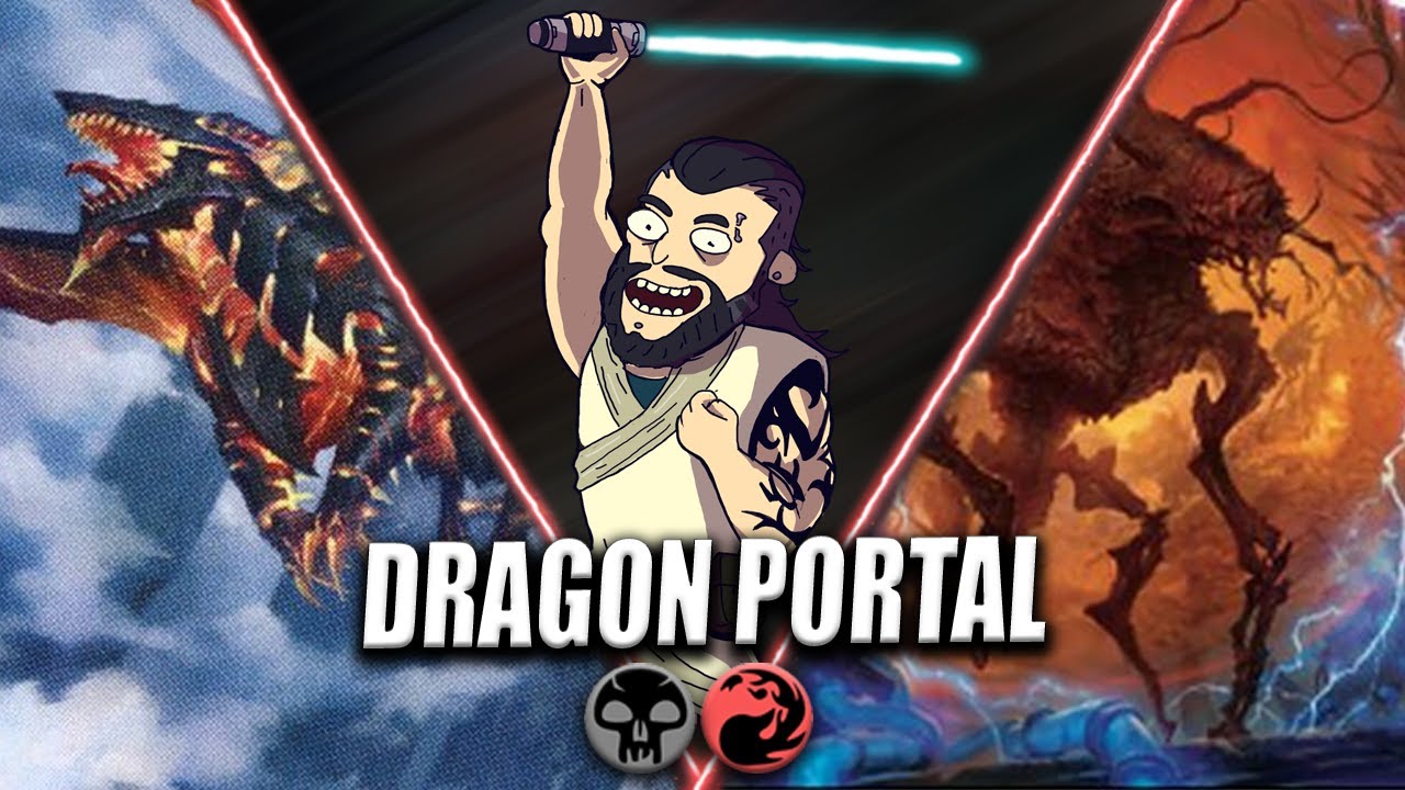 ⚫🔴Dragon Portal MTG Arena Standard ONE - YouTube