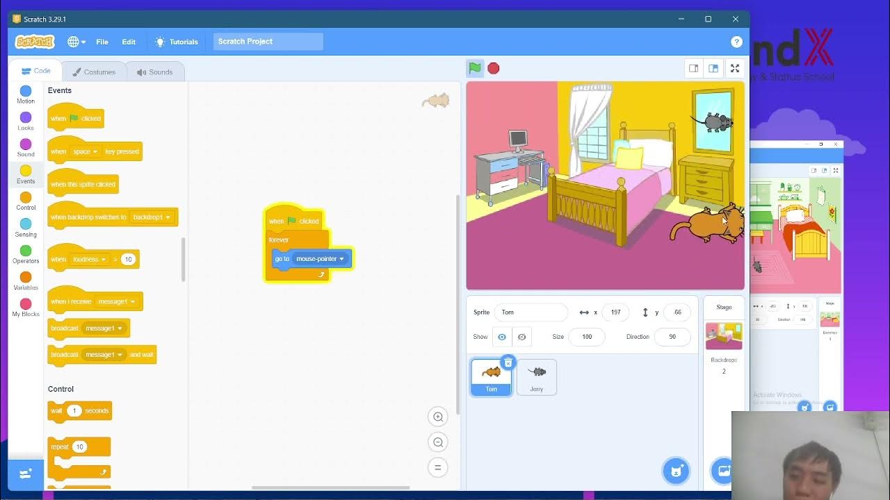 Lập trình game Tom and Jerry với Scratch - Huỳnh Trọng Nguyên - YouTube