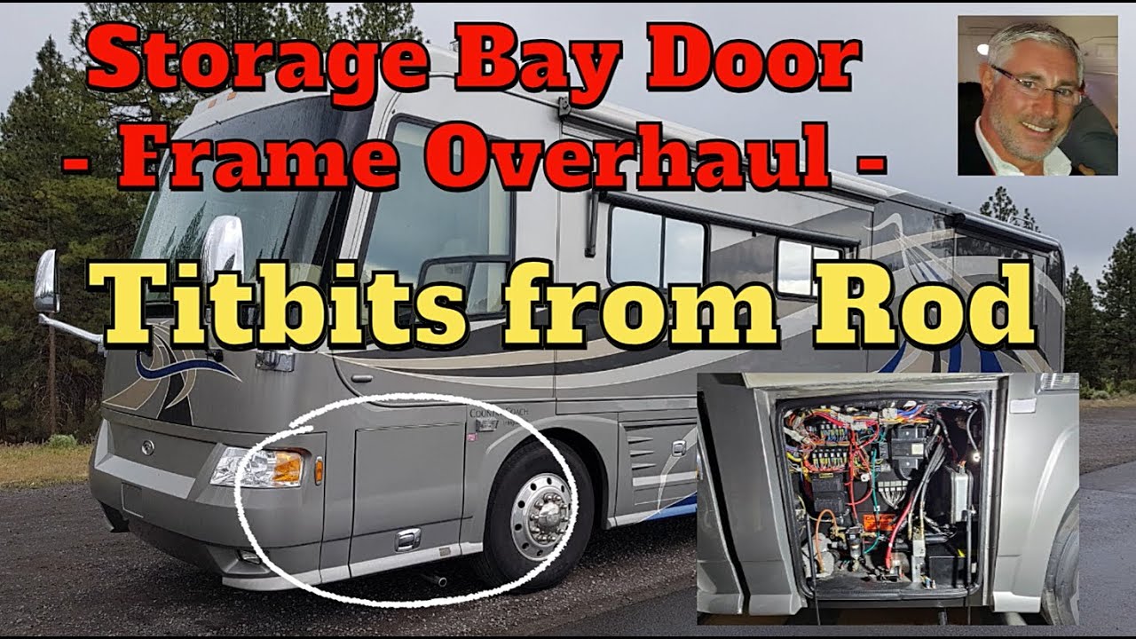 Country Coach RV Storage Bay Door frame Overhaul - YouTube