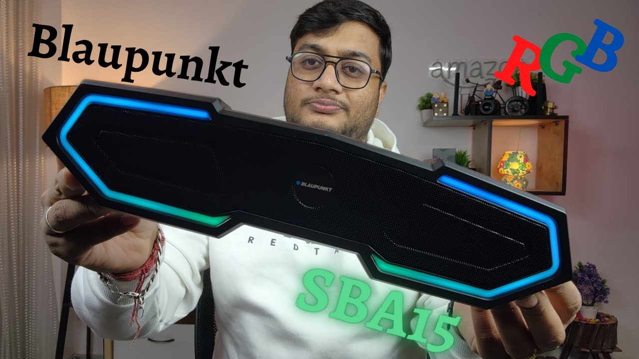 Blaupunkt SBA15 soundbar unboxing | RGB Effect | Gaming soundbar? - YouTube