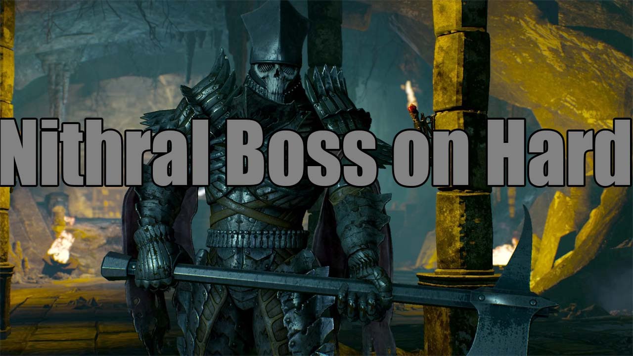 The Witcher 3 - Defeating The Nithral Boss on Hard Difficulty (As a ...