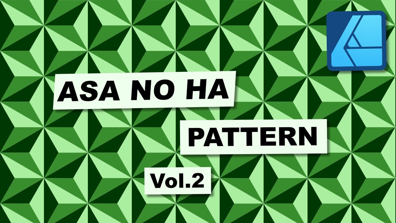 How to Create the Asa No Ha (Japanese Hemp Pattern) in Affinity ...