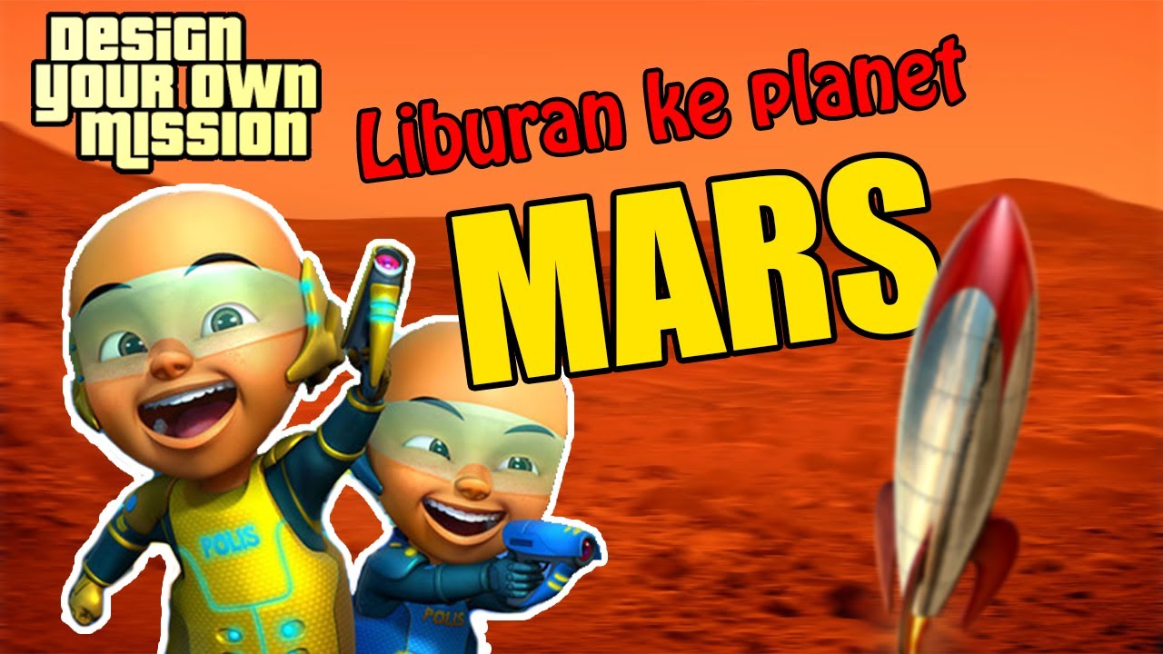 Upin ipin pergi wisata ke planet mars - GTA Lucu - YouTube