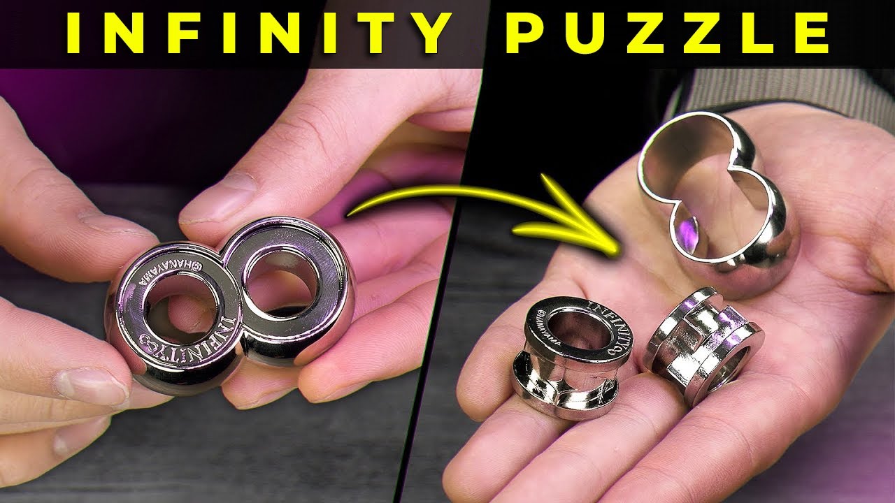 Try to free these metal rings | Infinity puzzle - YouTube