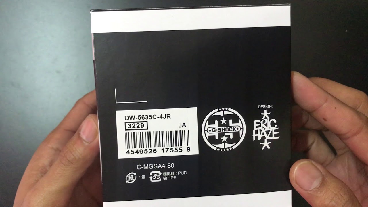 G-shock 35th Anniversary Red Out DW-5635c-4 unboxing - YouTube