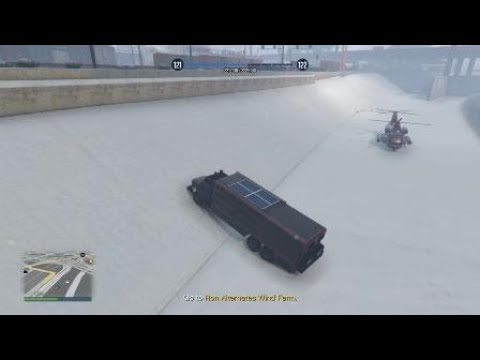 Stunt Jump in Terrobyte (GTA online ) - YouTube