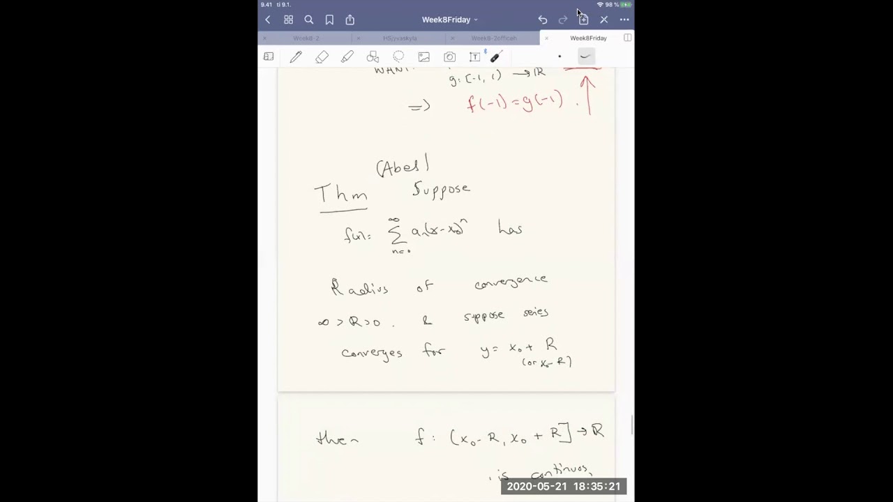 Supplementary: Tale of Abels theorem and continuity - YouTube