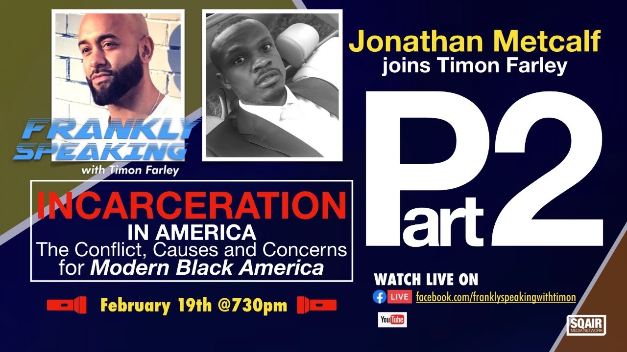 Jonathan Metcalf is Back Appearing on Frankly Speaking with Timon ...