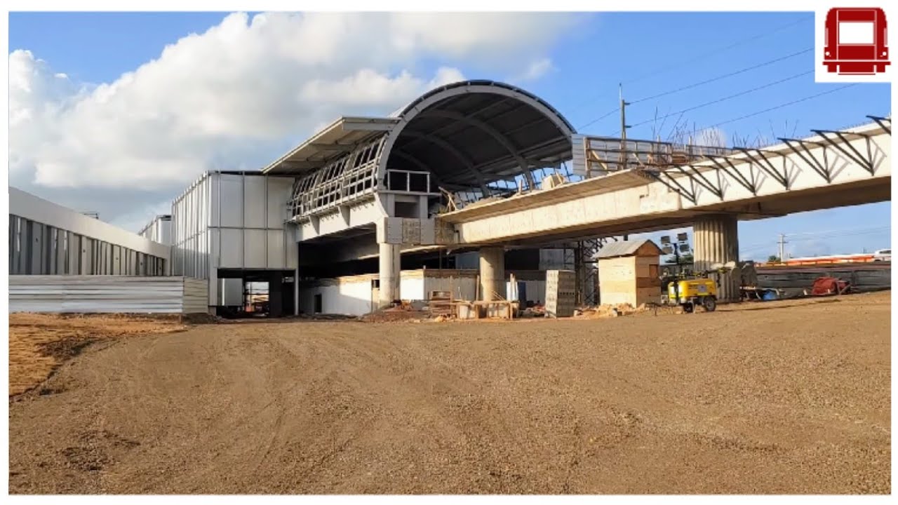 Avances Estación Los Alcarrizos L2 🔴 (May 2023) Metro Santo Domingo ...