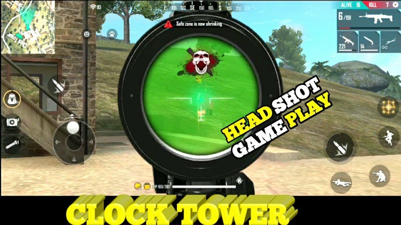 GARENA FREE FIRE BATTLEGROUND KING ADAM GAME- FF GAMEPLAY ROOF FREE ...