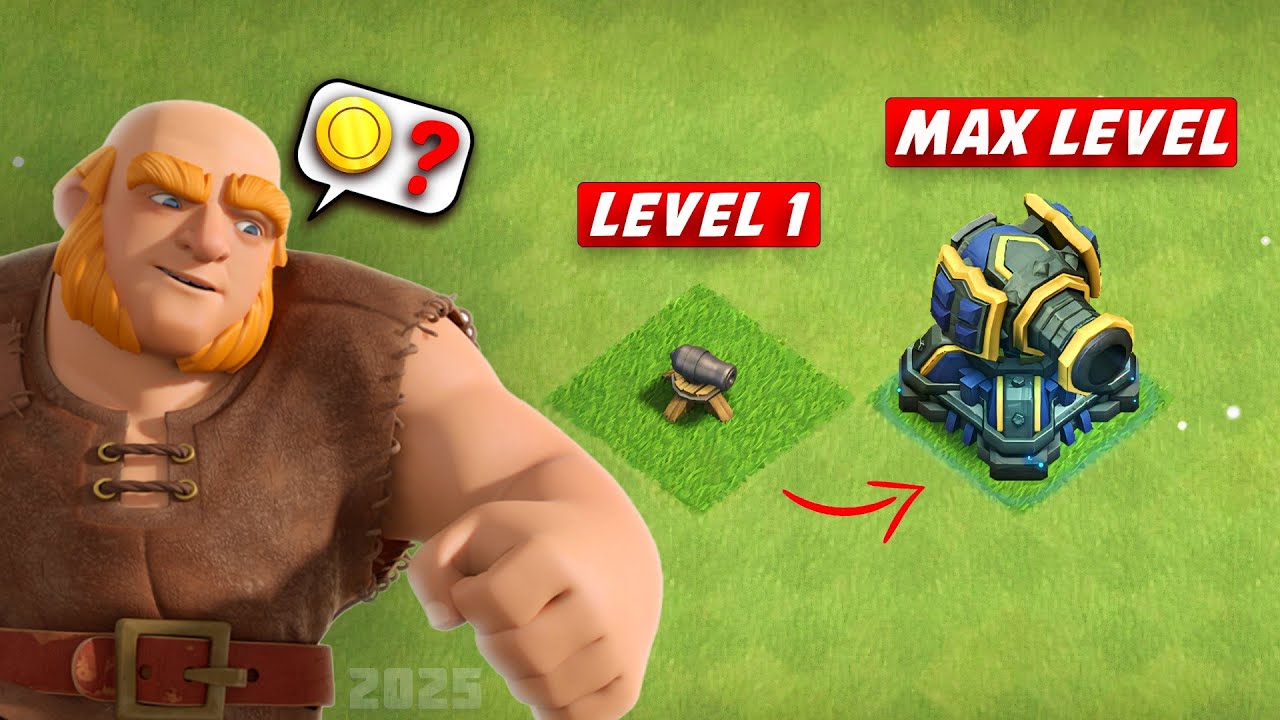 Cannon: Levels 1 to Max | Clash of Clans - YouTube