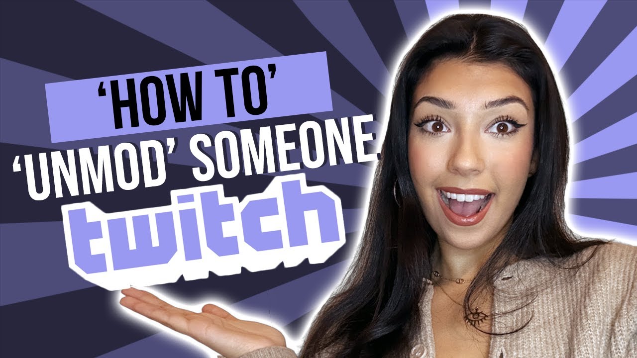 IMPORTANT! How To Un-Mod Twitch Mods in 2024! - YouTube