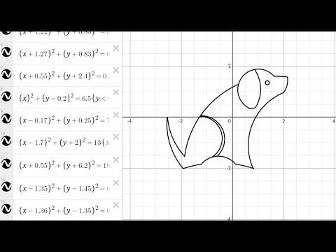 Dog | 13 Equations 13 Animals | EP7 | Desmos | The Math Grapher - YouTube