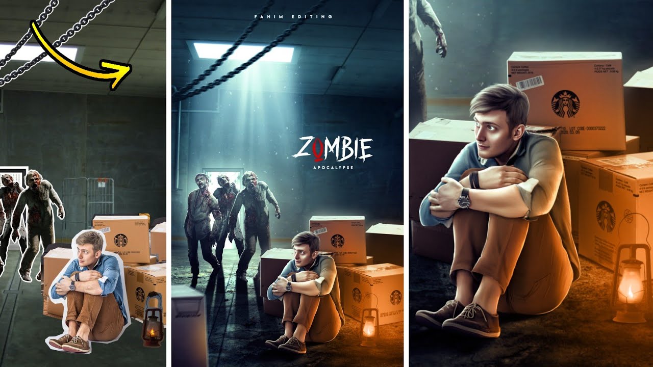 ZOMBIE Apocalypse Concept Photo Manipulation Poster Design // Ps Touch ...