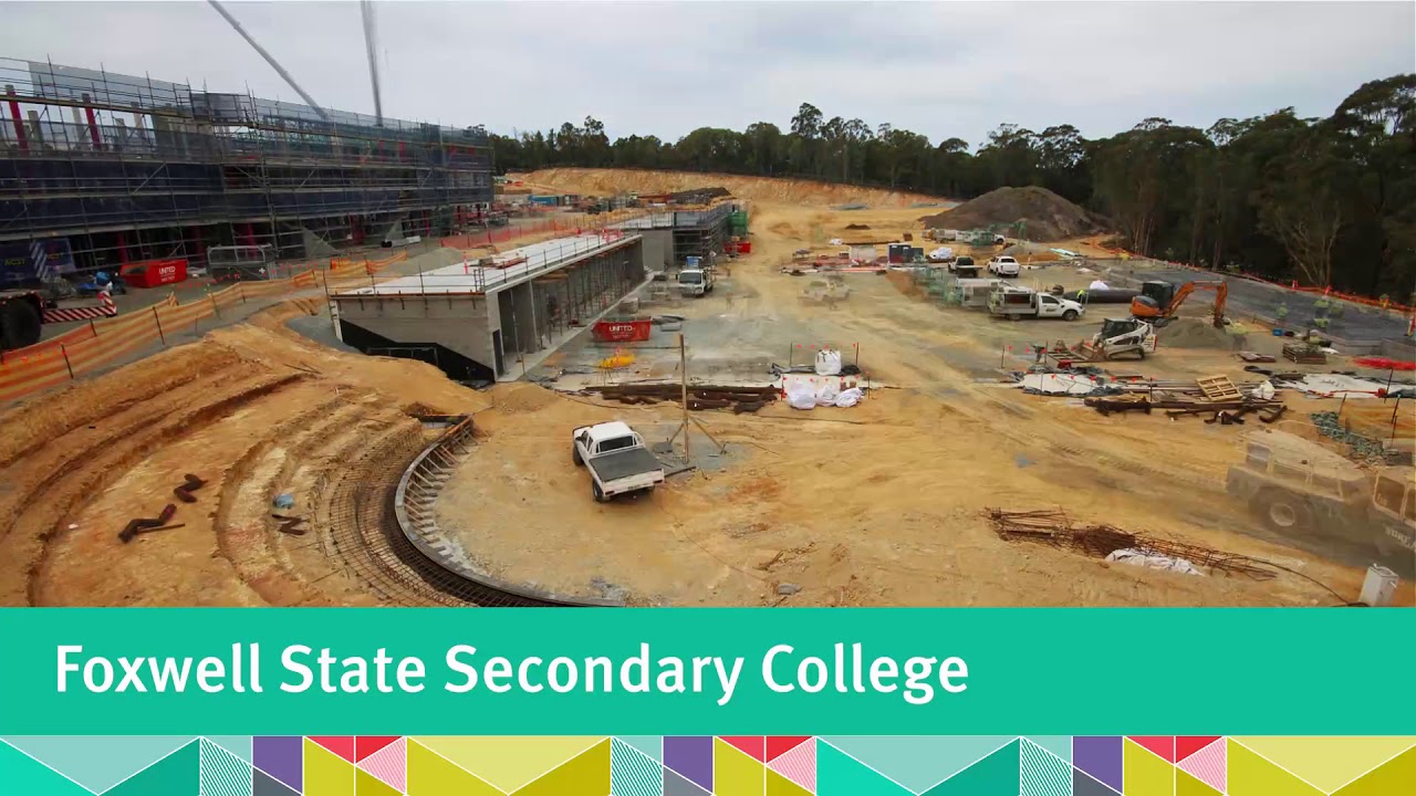 Construction timelapse – Foxwell State Secondary College – January 2020 ...