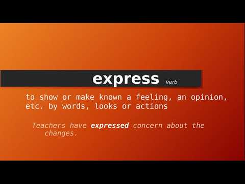 express , Meaning of express , Definition of express , Pronunciation of ...