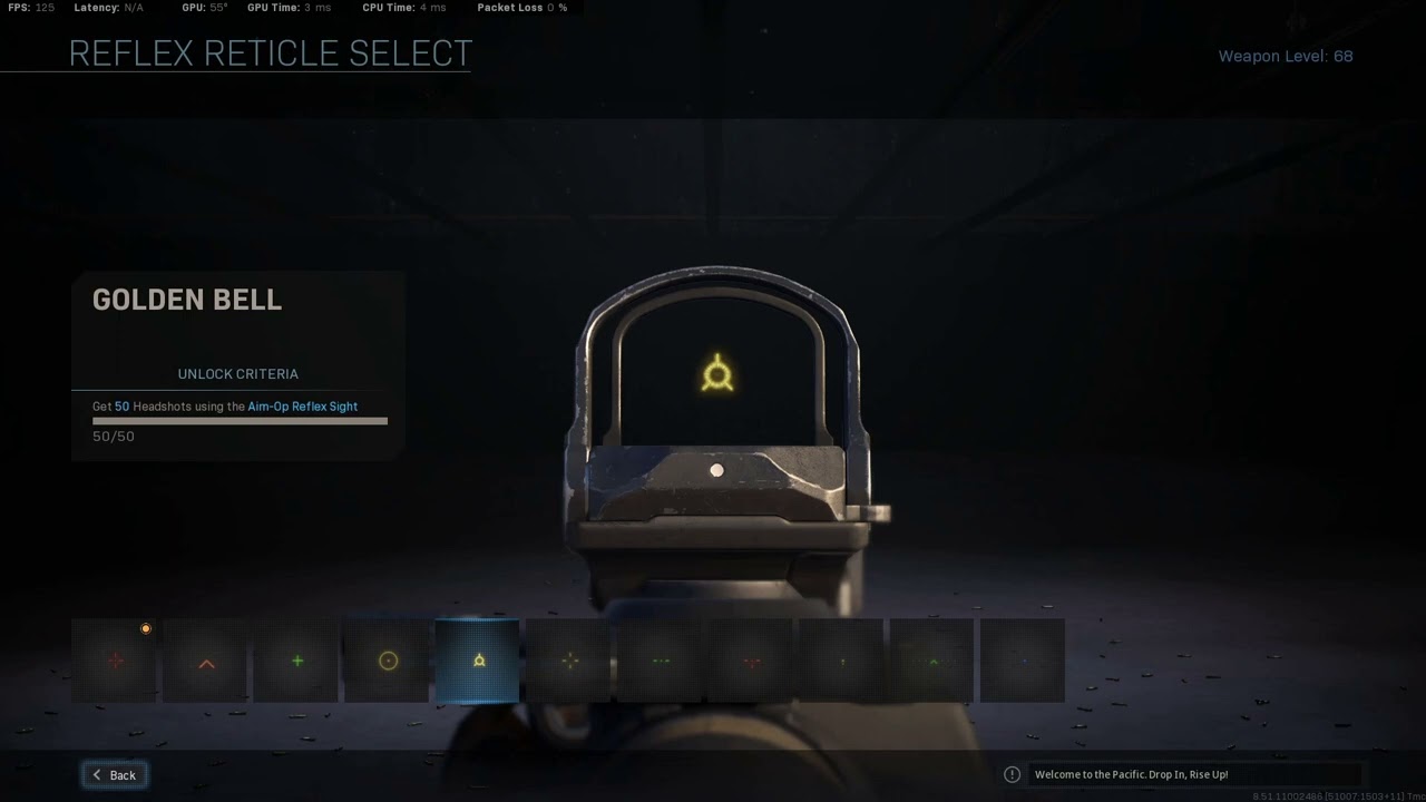 Call of Duty: Warzone All Reflex Sight Reticles Unlocked - YouTube