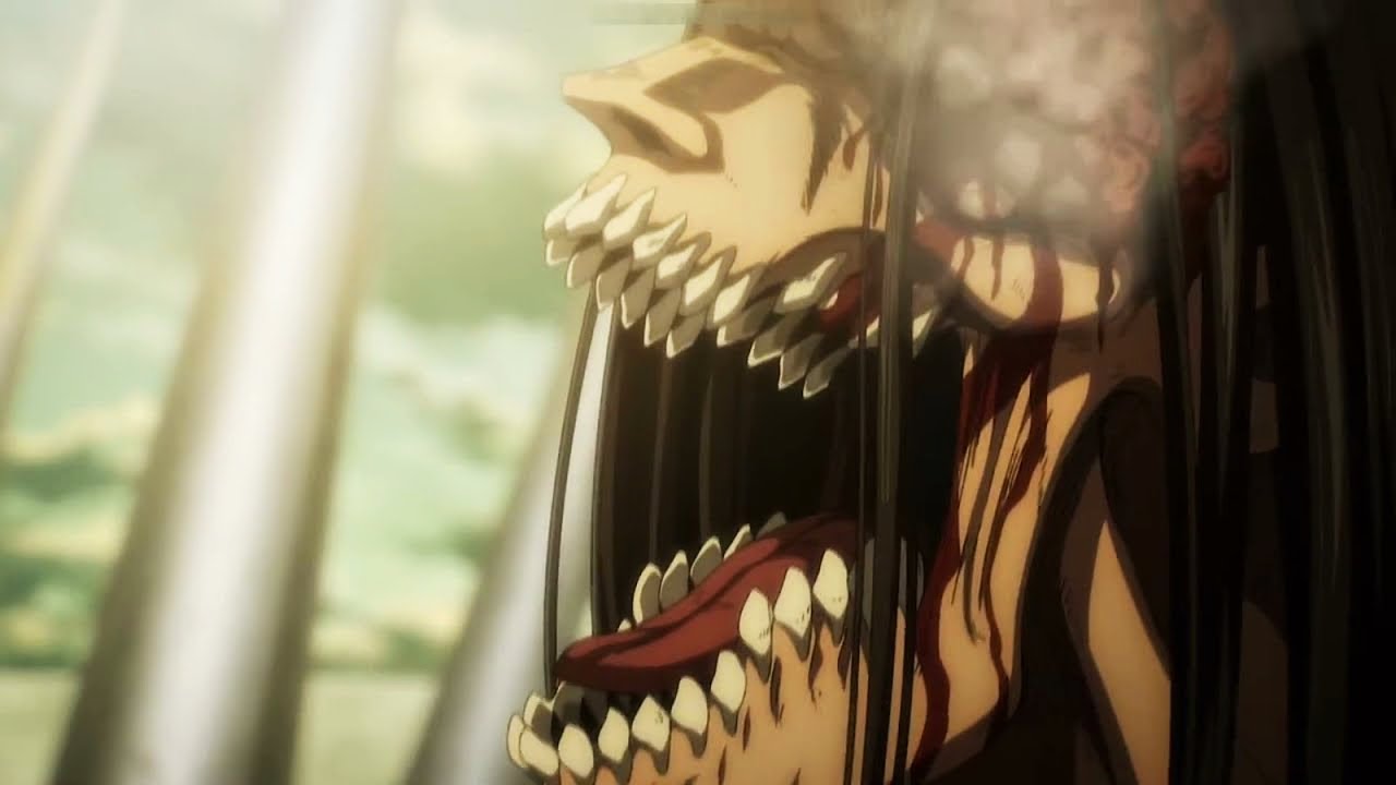 EREN'S EPIC ROAR || ATTACK ON TITAN SEASON 4 PART 2 EPISODE 1 - YouTube