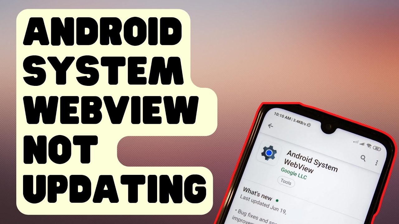 Solved Android System Webview Not Updating Youtube