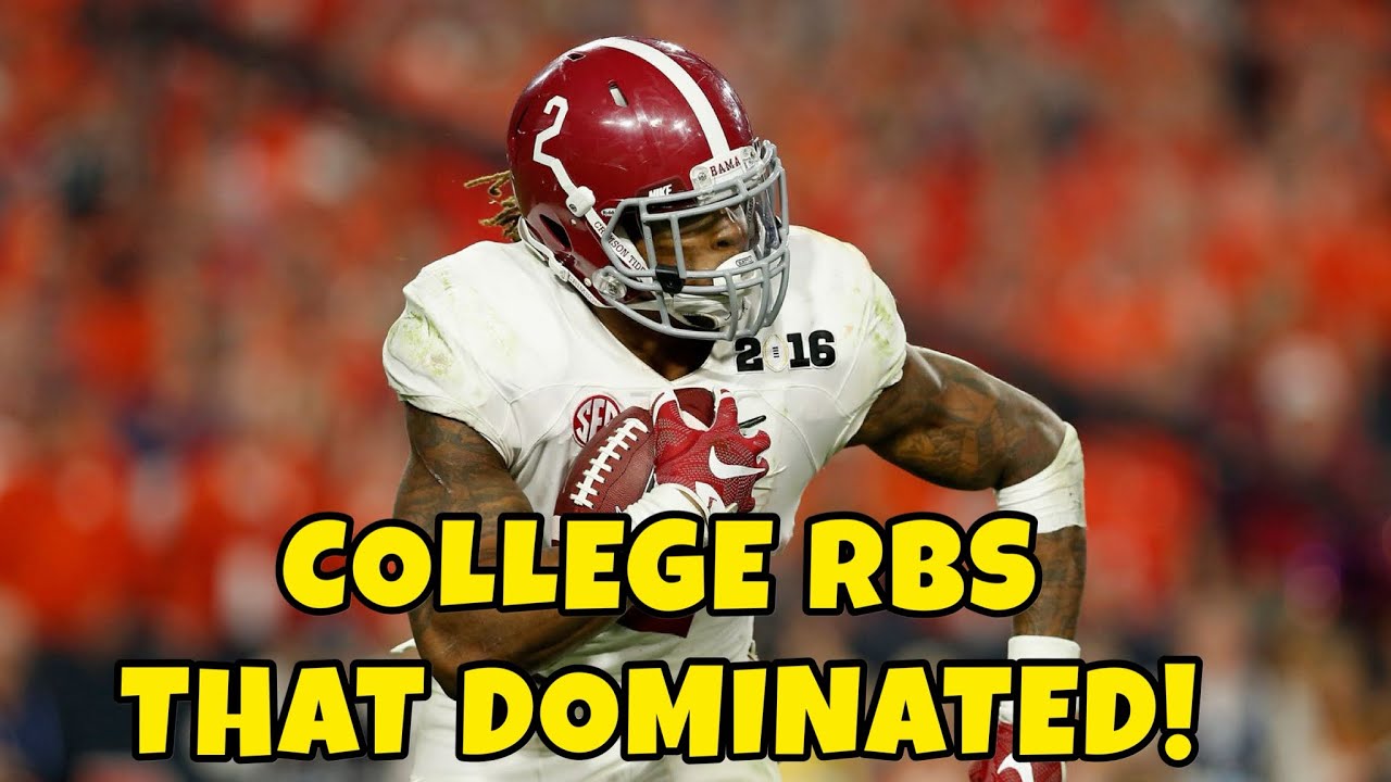 COLLEGE RBS THAT DOMINATED THE LAST DECADE! - YouTube