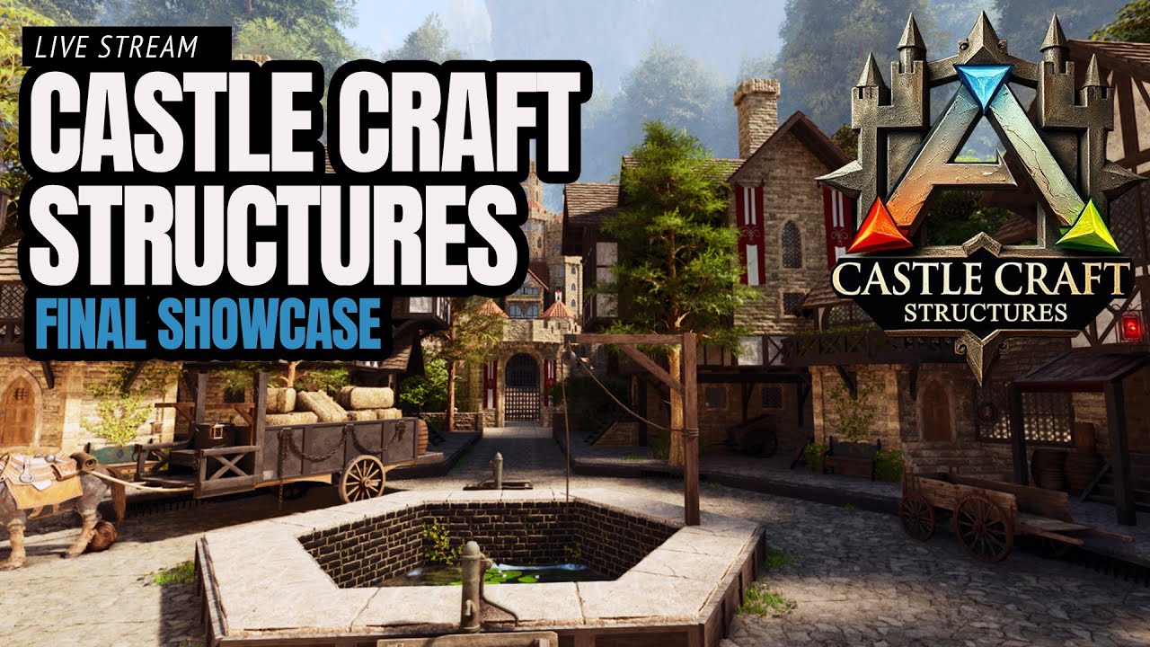 Castle Craft Structures Complete Showcase - Ark Survival Ascended - YouTube