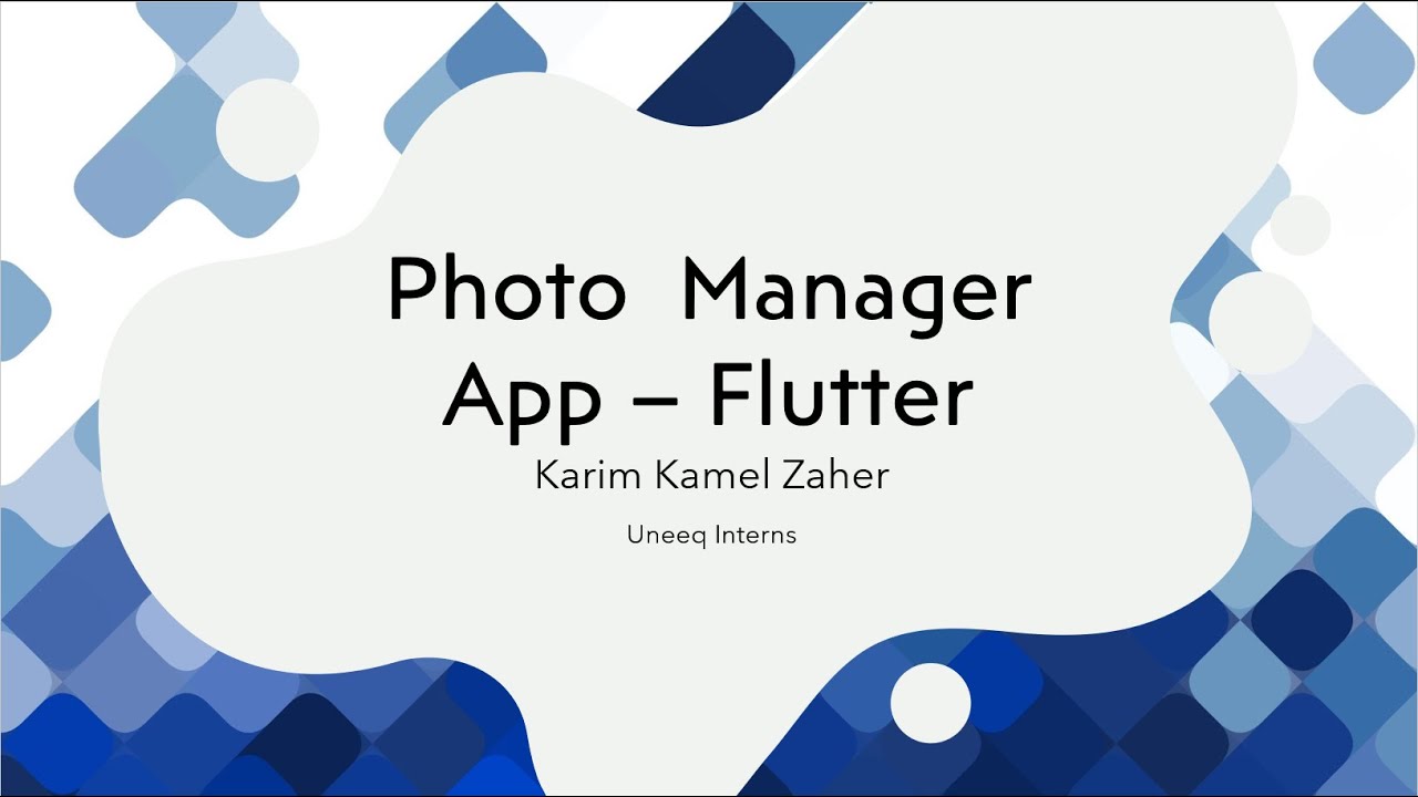 Photo Manager App - Flutter - YouTube