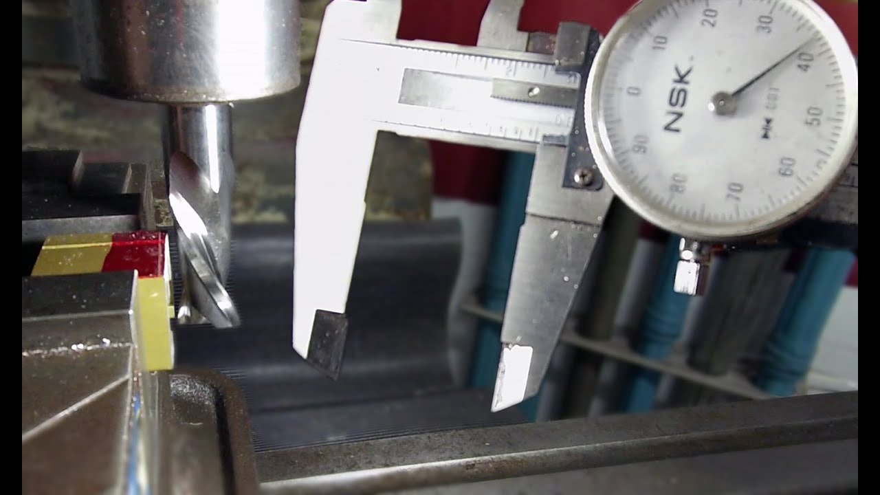 Precisely milling aluminum spacers & fabricating steel shapes - YouTube