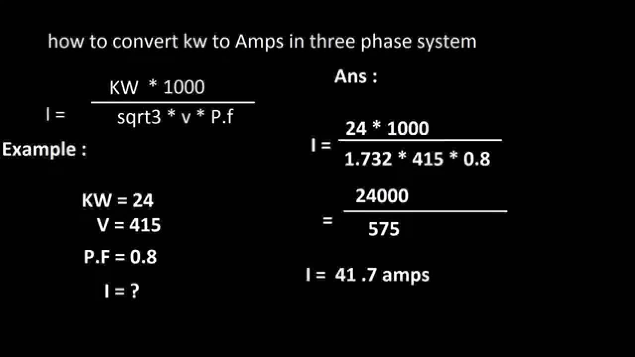 Calculate Motor Horsepower From Amps