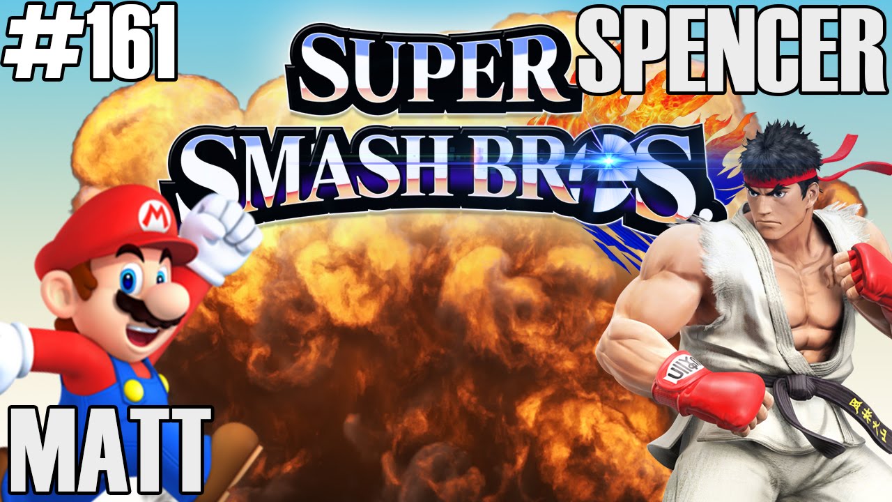 Super Smash Bros 4 [1.1.3]: Mario Vs Ryu | #161 - YouTube