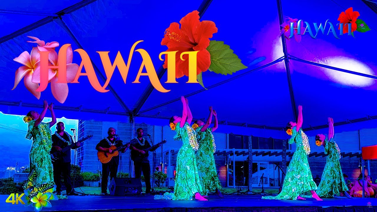 🌺 Beautiful Hula Wahine 🌈 Kamalani O Keaukaha 🌿 @ Bishop Museum # 3 ...