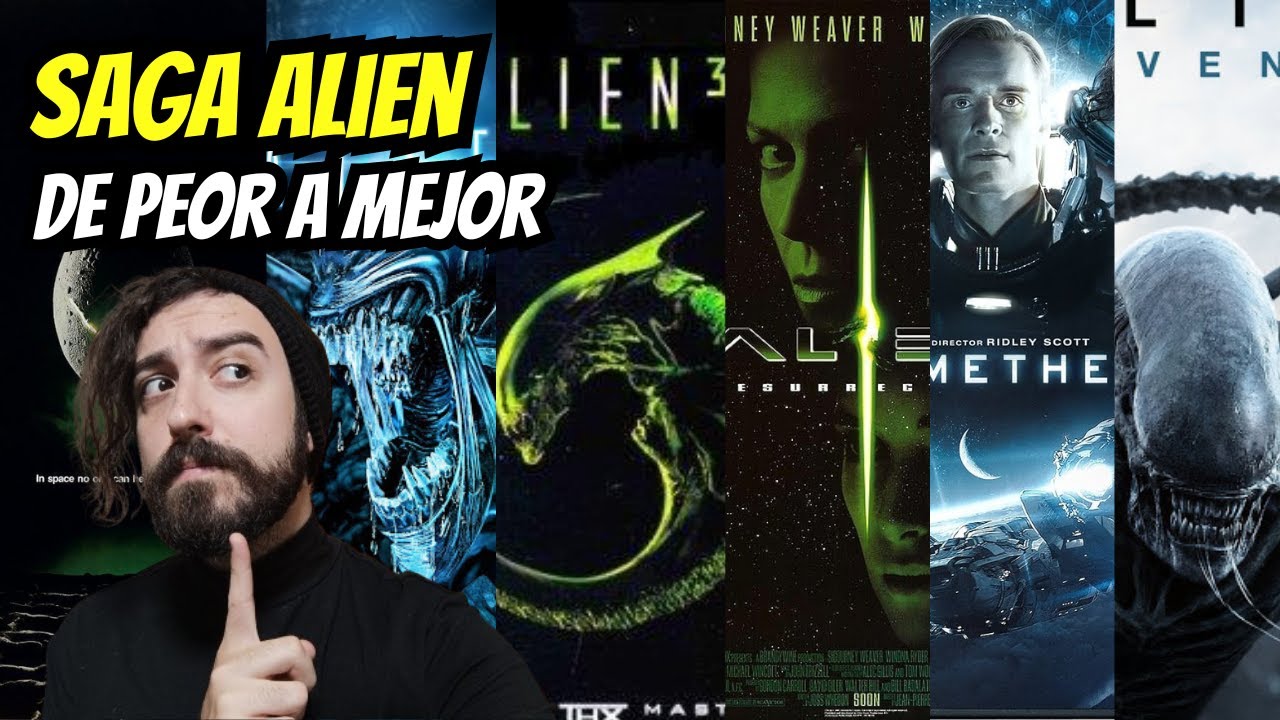 RANKING SAGA ALIEN de PEOR a MEJOR | Opinión personal - YouTube