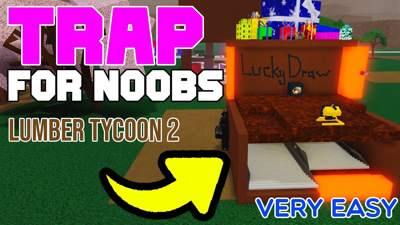 How to make a very easy TRAP for NOOBS!!! - LumberTycoon2 - Roblox - YouTube