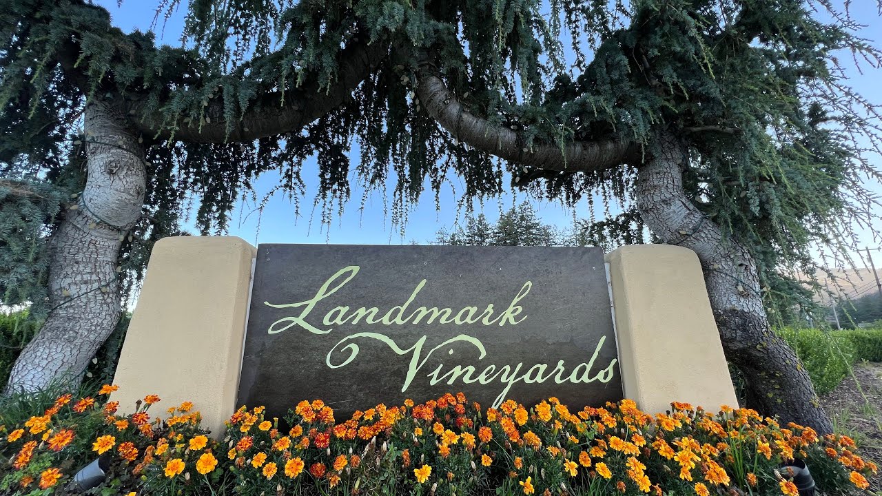 Tasting at @landmarkvineyards2919 in Sonoma Valley - YouTube