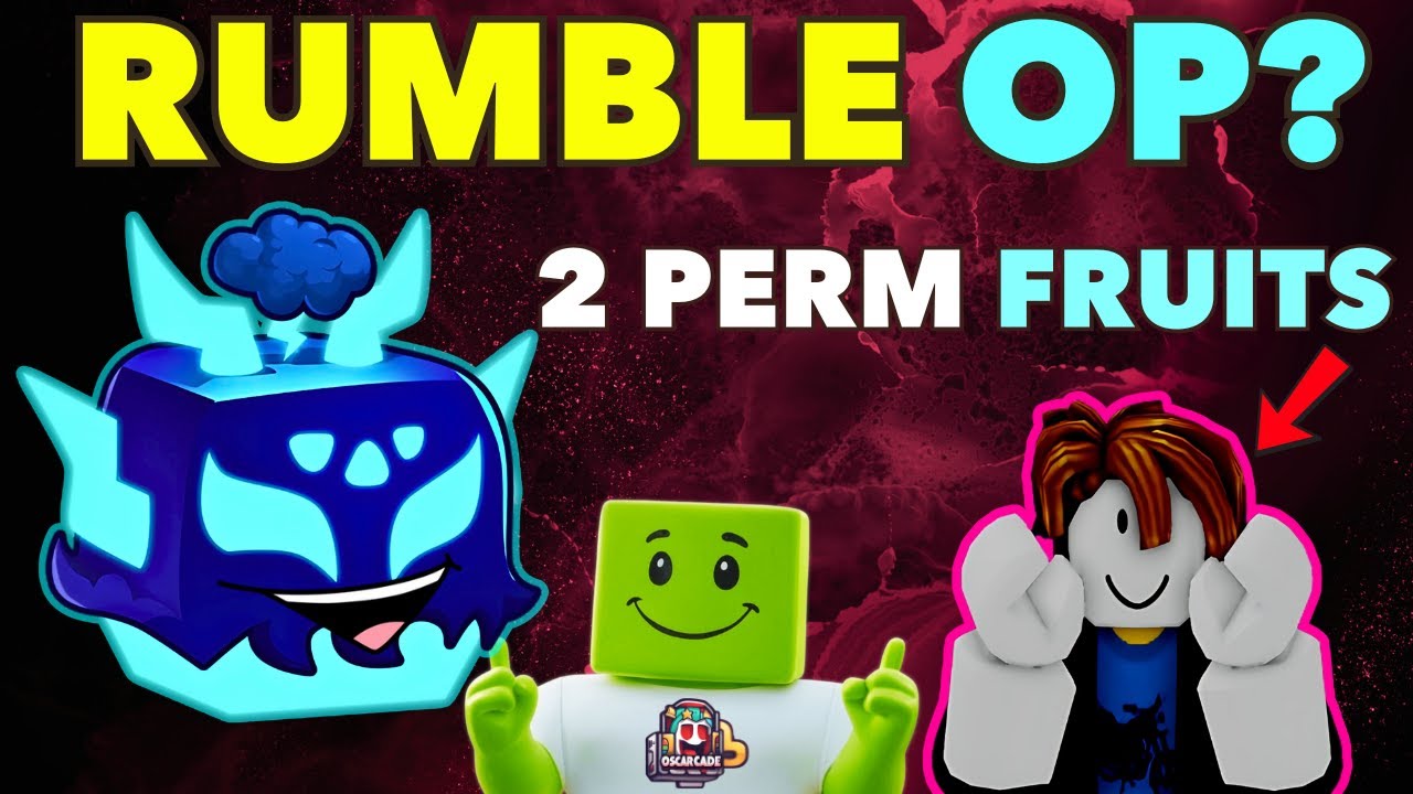 Crazy Grinding Rumble Fruit in Blox Fruits and Surprising 2 Players ...