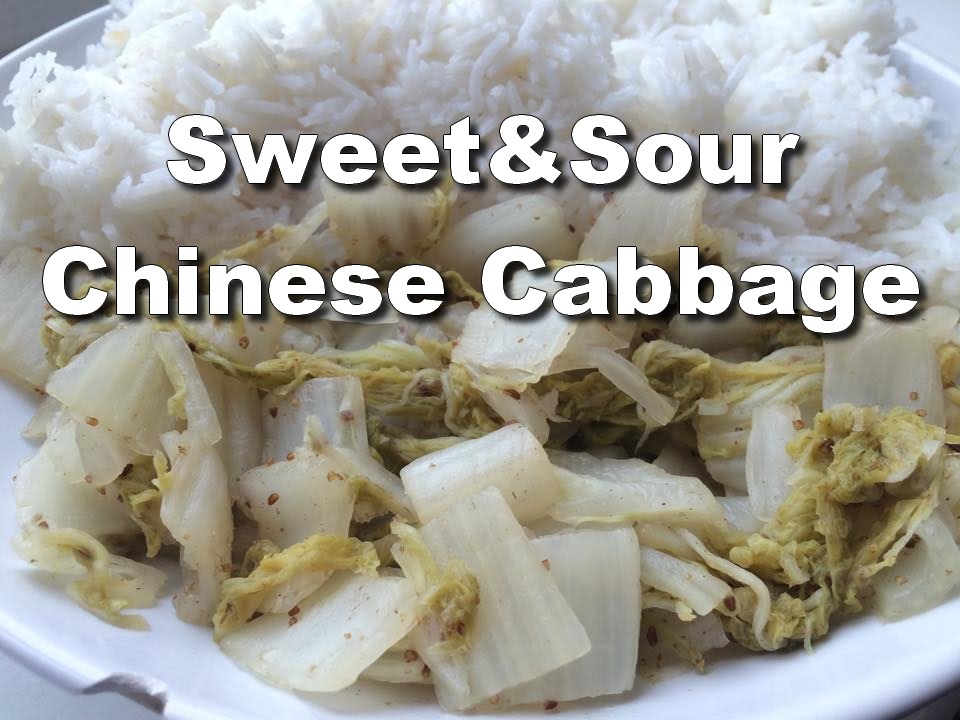 Sweet&Sour Chinese Cabbage - RECIPE | HCLF Vegan - YouTube