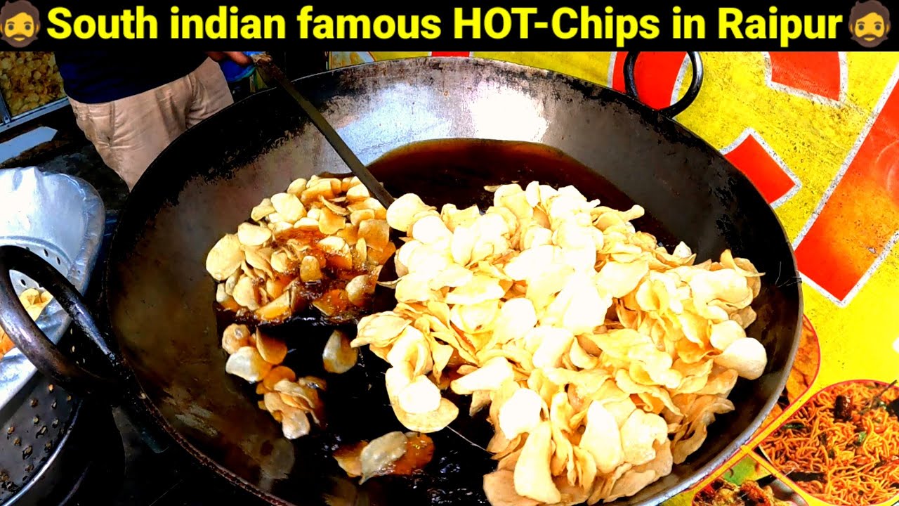 Top quality salted&spicy chips in mg road raipur || Indian food ...