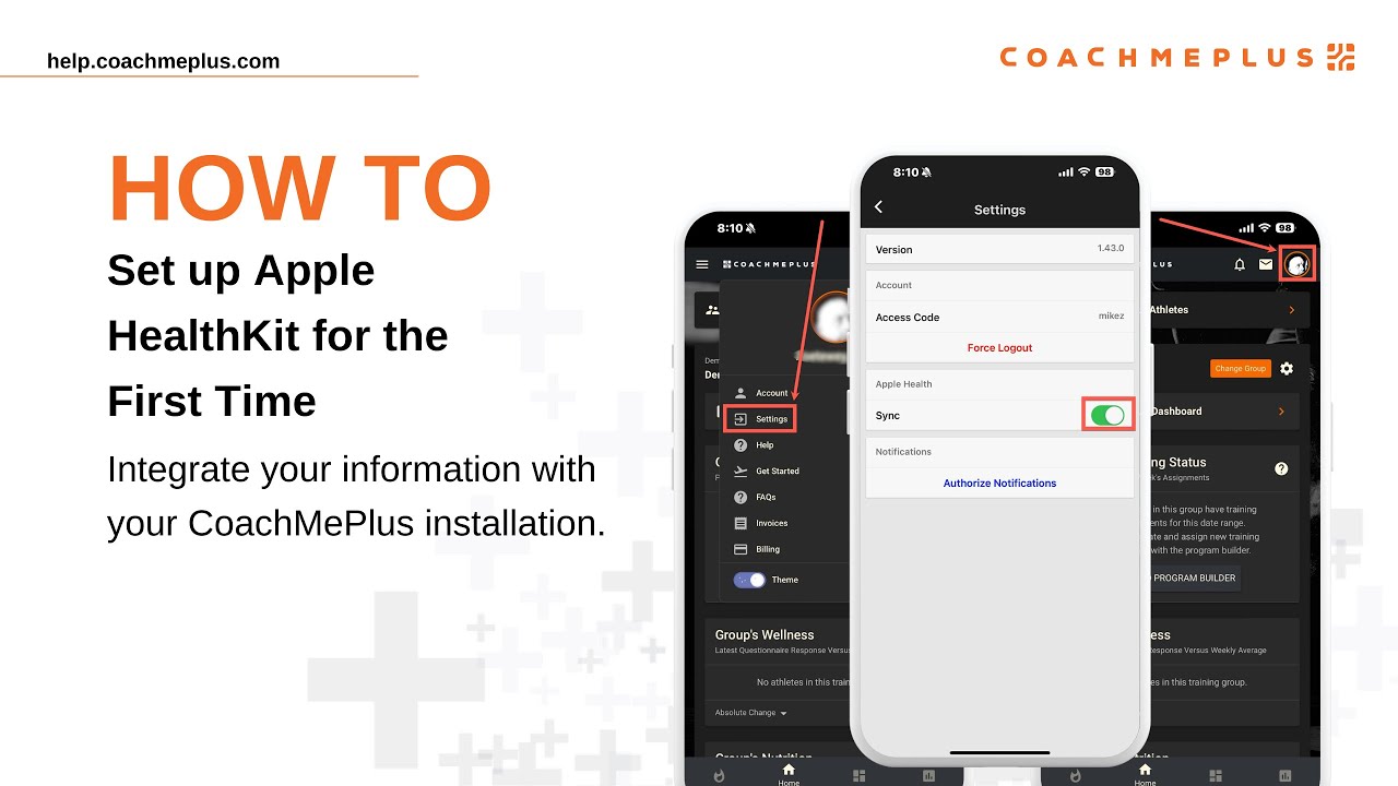 How To Setup Apple HealthKit for the First Time In CoachMePlus | FAQs ...