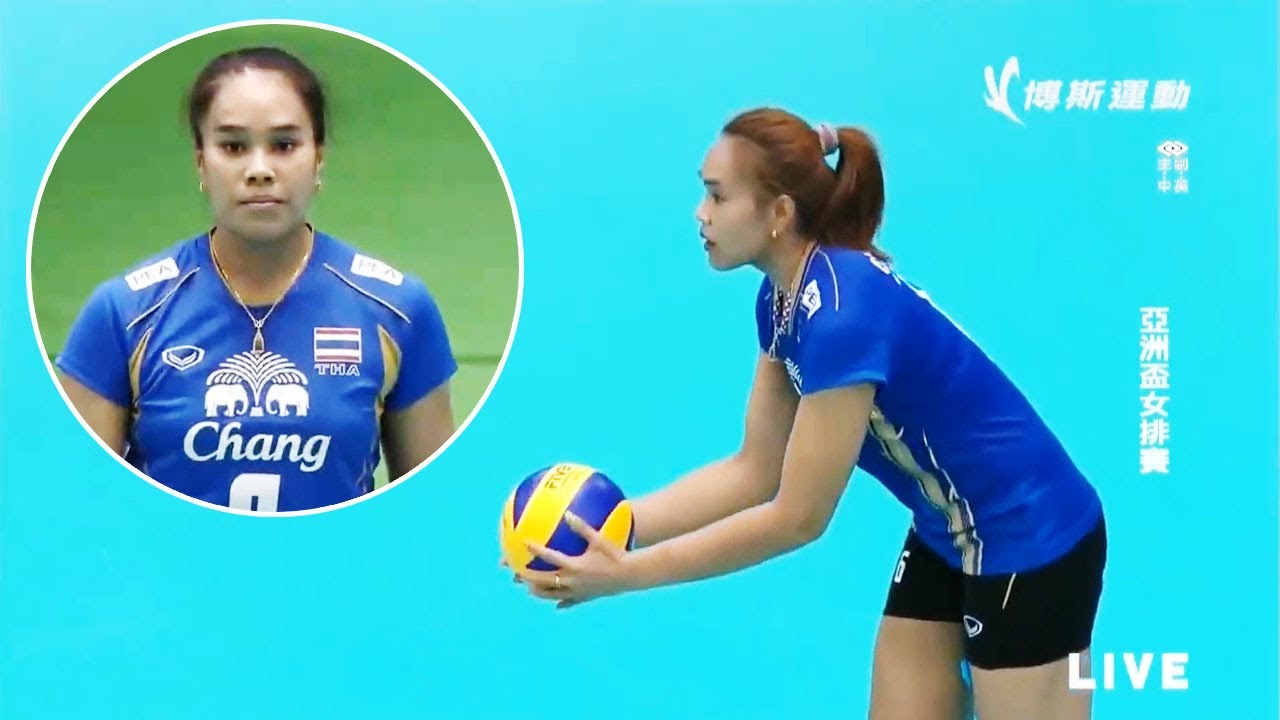 28 กระโดดเสิร์ฟเอส อรอุมา สิทธิรักษ์ Best 28 Volleyball Aces Serve By ...