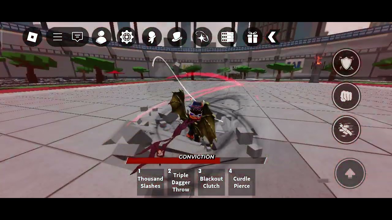 hero slayer all skills fighting dummy in roblox heroes battleground ...