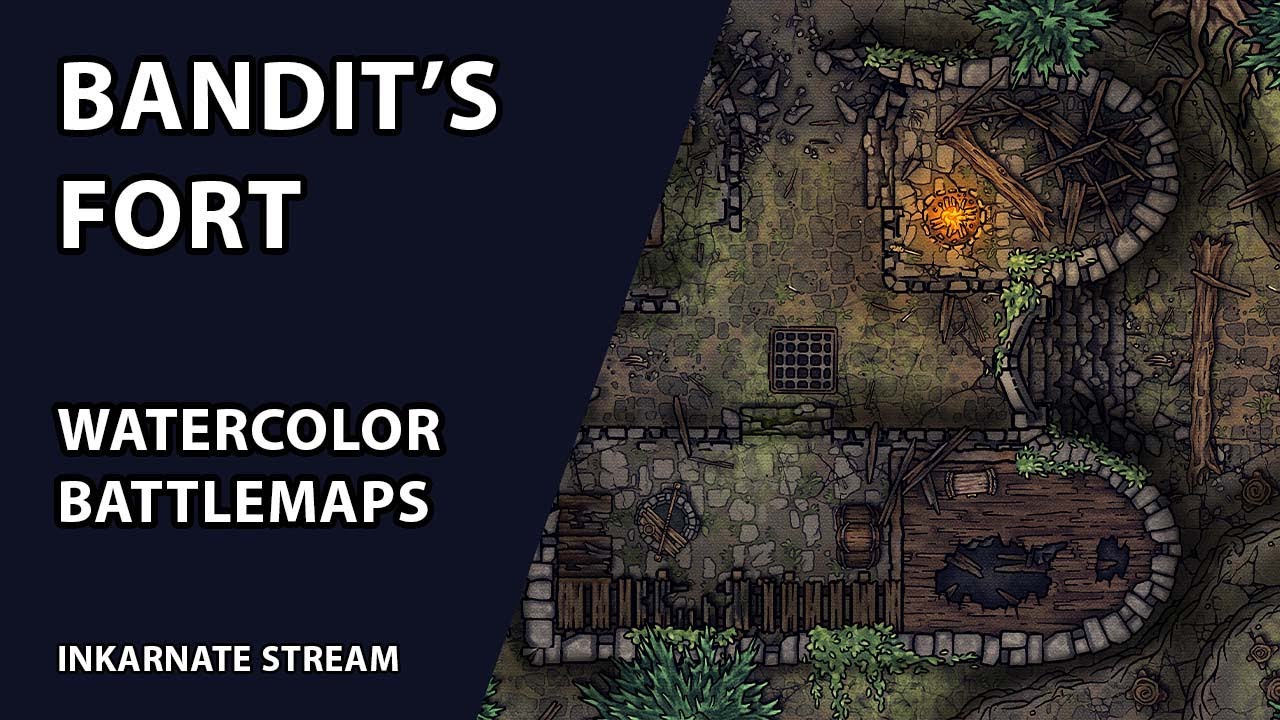 Bandit's Fort | Inkarnate Stream - YouTube
