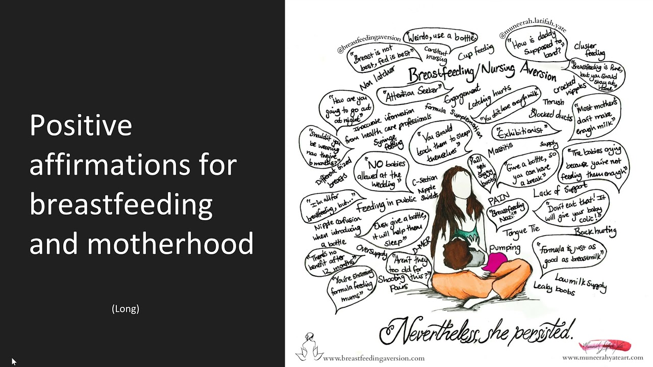 Positive Affirmations for Breastfeeding and Motherhood (Long) - YouTube
