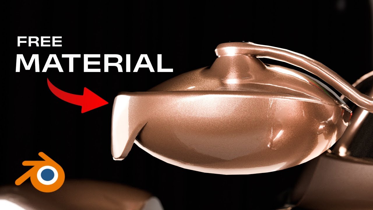 Free Car Paint Material for Blender | Download apply complex car paint ...